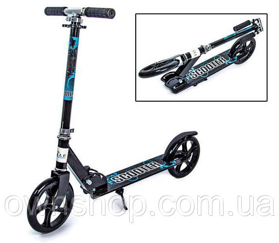 Купить Двухколесный алюминиевый самокат складной Scooter 460 Blue, цена ...