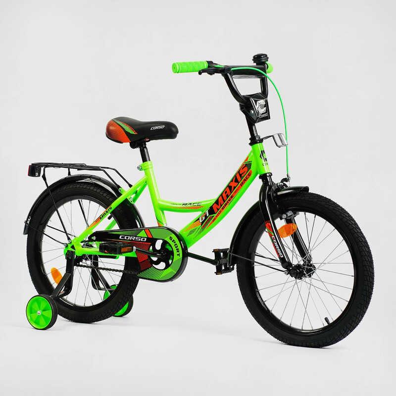 Велосипед двухколесный колеса 18 дюймов CORSO CL-18394 Салатовый (ID ...