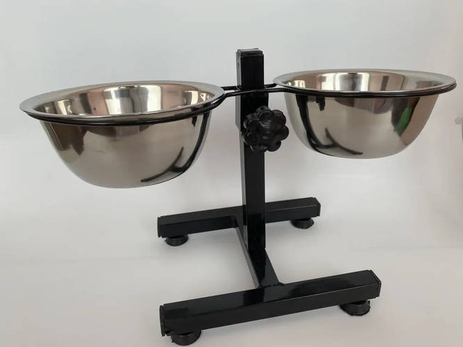 Купить Стойка с мисками для собак 600 мл, цена 667 ₴ — Prom.ua (ID ...