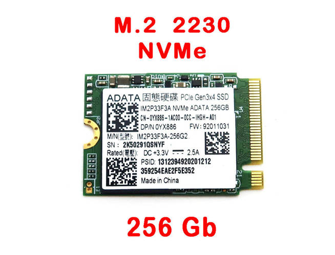 Накопичувач SSD M.2 2230 256Gb ADATA NVMe (ID#1787165215), цена: 1600 ...
