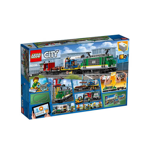 Купить Конструктор LEGO City Грузовой поезд 60198, World-of-Toys, цена ...