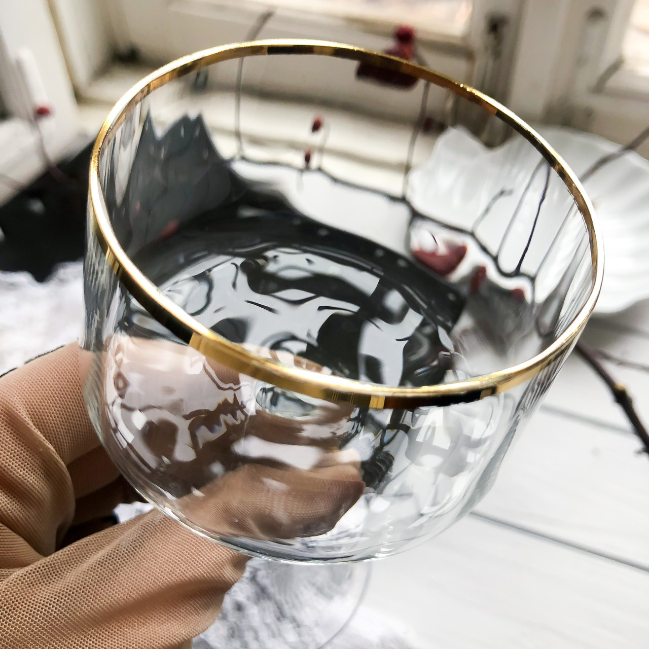 Купити Келихи для вина кришталь позолота вінтаж антикваріат німеччина бокали ціна 280 грн