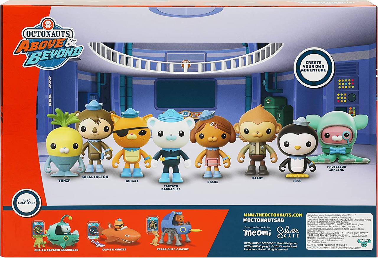 Octonauts набір фігурок октонавти Above&Beyond Octo-Crew Figure 8 Pack ...