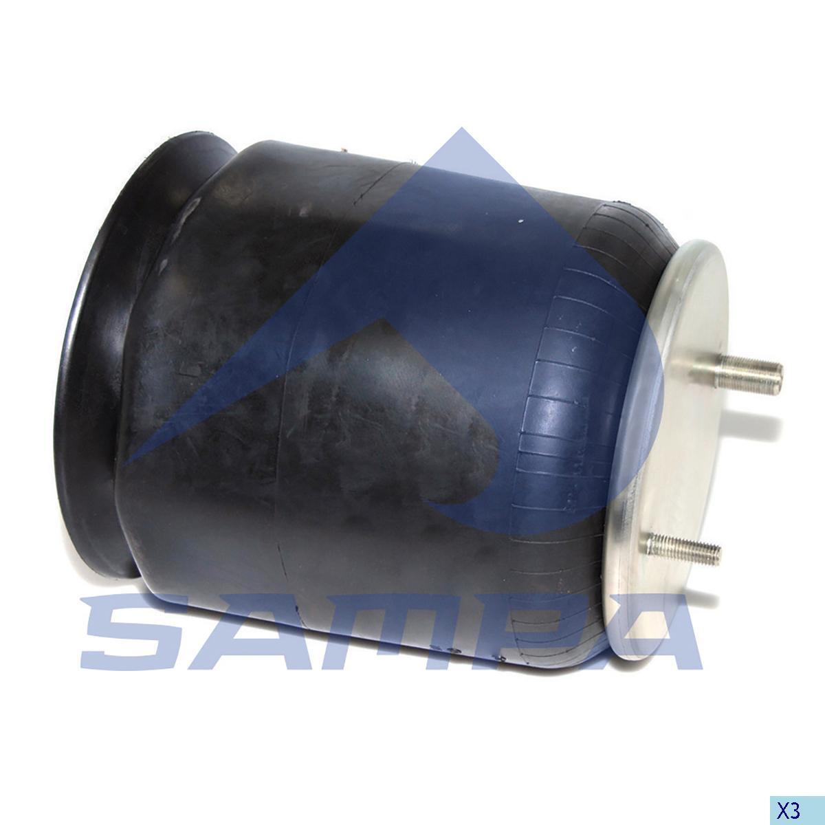 Пневморессора со Стаканом (пластик) (пр-во Sampa) SP 554159-KP09 — в ...