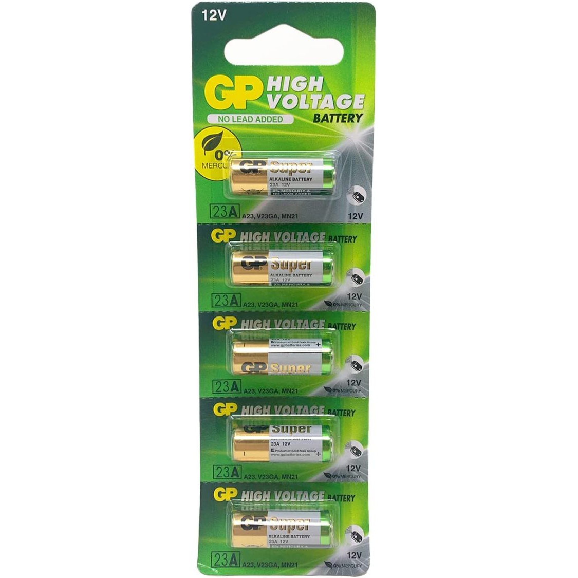 Батарейка GP A23 Alkaline MN21 12V BLISTER 5штук (ID#1787527531), цена ...