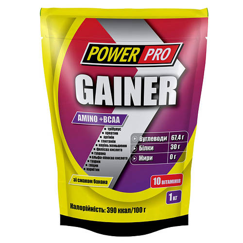 Гейнер GAINER 1000 g (Банан): продаж, ціна у Луцьку. Гейнери від ...