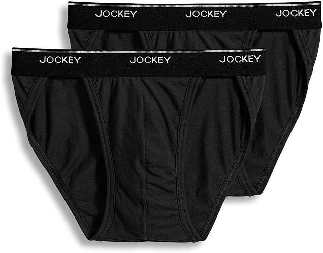 Мужское нижнее белье Jockey Мужские бикини Elance String - 2 шт. в ...