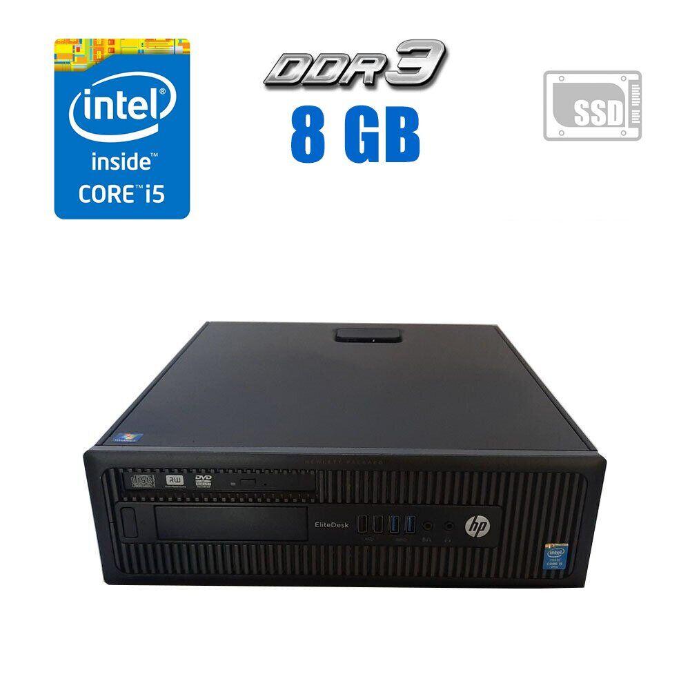 Компьютер HP EliteDesk 800 G1 SFF / Intel Core i5-4570 (4 ядра по 3.2 ...
