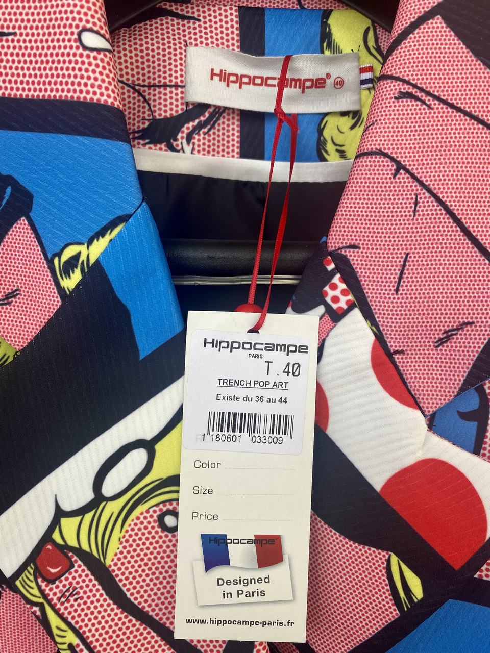 Купити Тренч Поп-Арт французький бренд HIPPOCAMPE,розмір 40(L ...