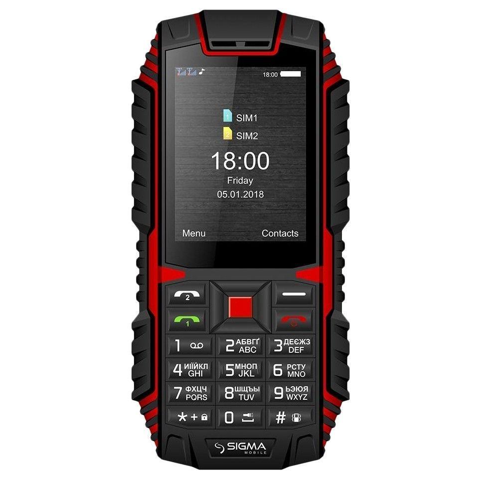 Купить Мобильный телефон Sigma mobile X-treme DT68 (Black-Red) UA-UCRF ...