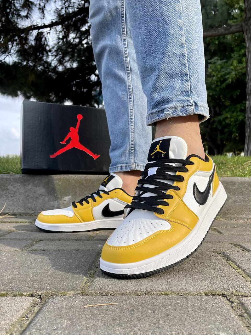 Кроссовки Nike Air Jordan 1 Низкие, Желтые — Купить Недорого на Bigl.ua ...