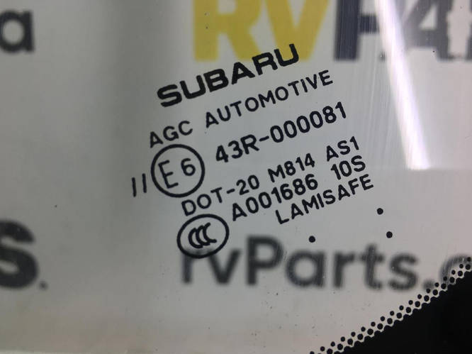 Купити Скло лобове/вітрове SUBARU FORESTER S14 2018- (без підігріву, з ...