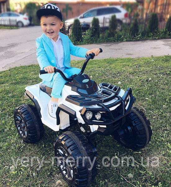 Детский Квадроцикл Bambi Racer (белый Цвет) с Пультом Дистанционного ...