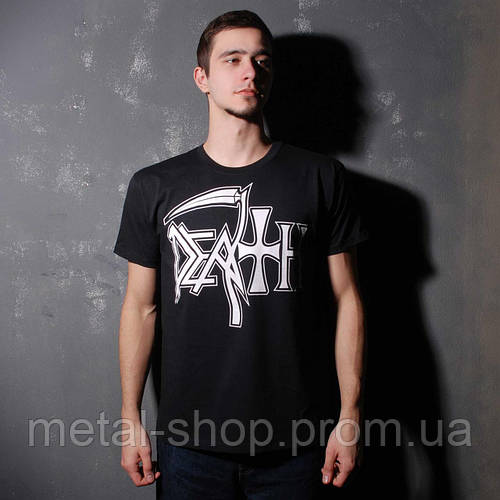 Купить Футболка Death Logo White (FOTL) чорна, Размер L, цена 450 ...