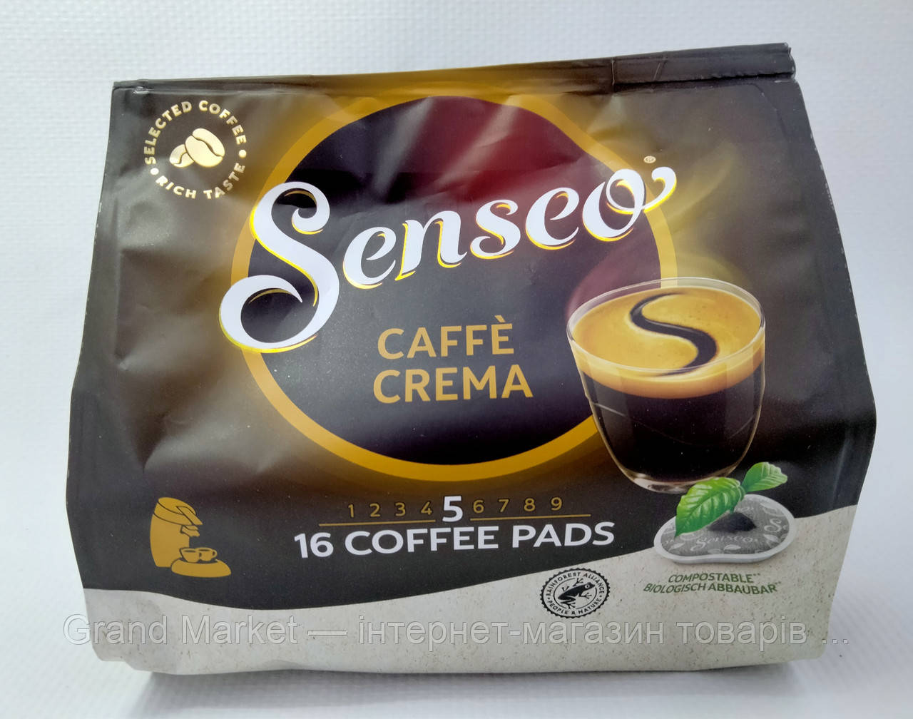 Купить Кава в чалдах для кавомашин Philips Senseo Cafe Crema - 16 монодоз, цена 120 ₴ — Prom.ua ...