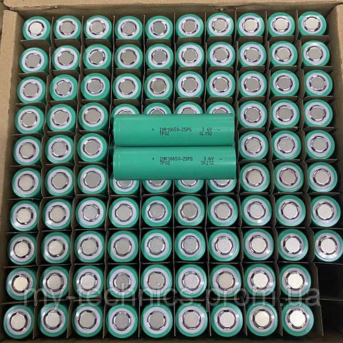 Высокотоковый аккумулятор Tenpower INR18650-25PG 2500mAh - 20A,14-15 ...