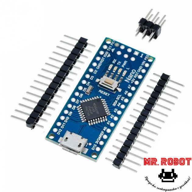 Купить Arduino Nano v 3.0, (ATmega328/CH340G) [micro USB], цена 160 грн ...