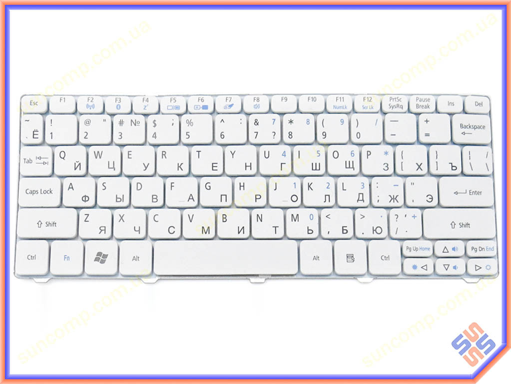 Купить Клавиатура для ACER Aspire ONE 521, 522, 532, 533, D255, D257 ...