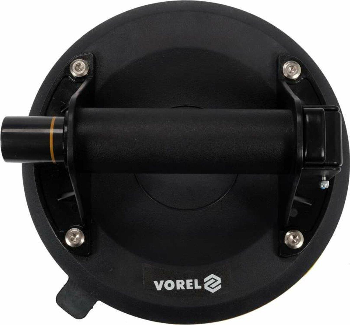 Присоска для монтажу скла одинарна VOREL : d= 204 мм, m= 100 кг ABS ...