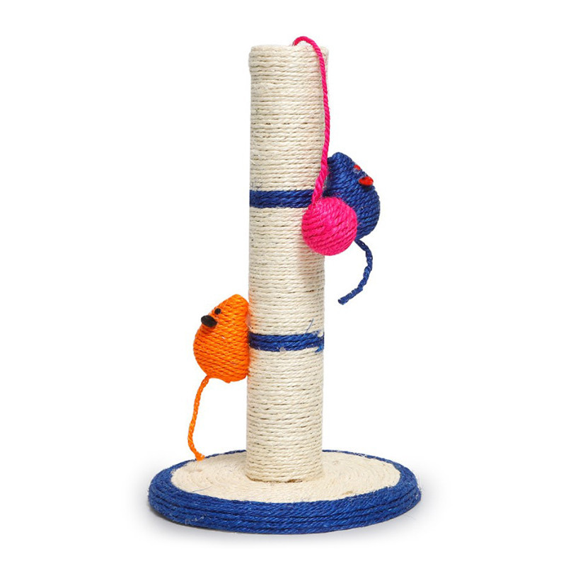 Когтеточка для Кота Taotaopets 011115 Столбик с Игрушками 41*24*7см ...