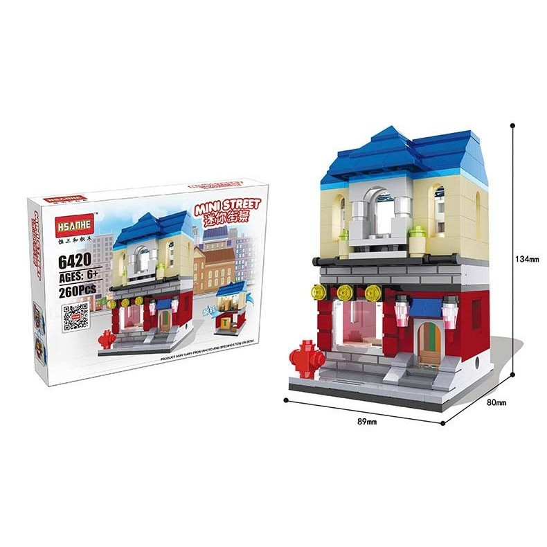 Купить Конструктор Brick Hsanhe - Mini Street Townhouse 6420 - 260 ...