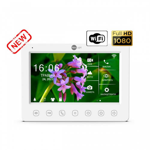 Купить Монітор домофона NeoLight Kappa + HD WF, 7 "1024х600, SD, фото і ...