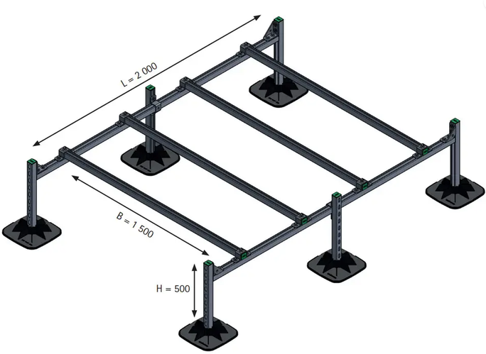 Купити Комплект рами Walraven K3 BIS Yeti Frame Set 1500х2000х500 мм ...