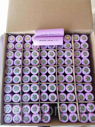 Акумулятор літій-іонний Li-ion INR18650E, 3,7V, 2200mAh, 1С (ID ...