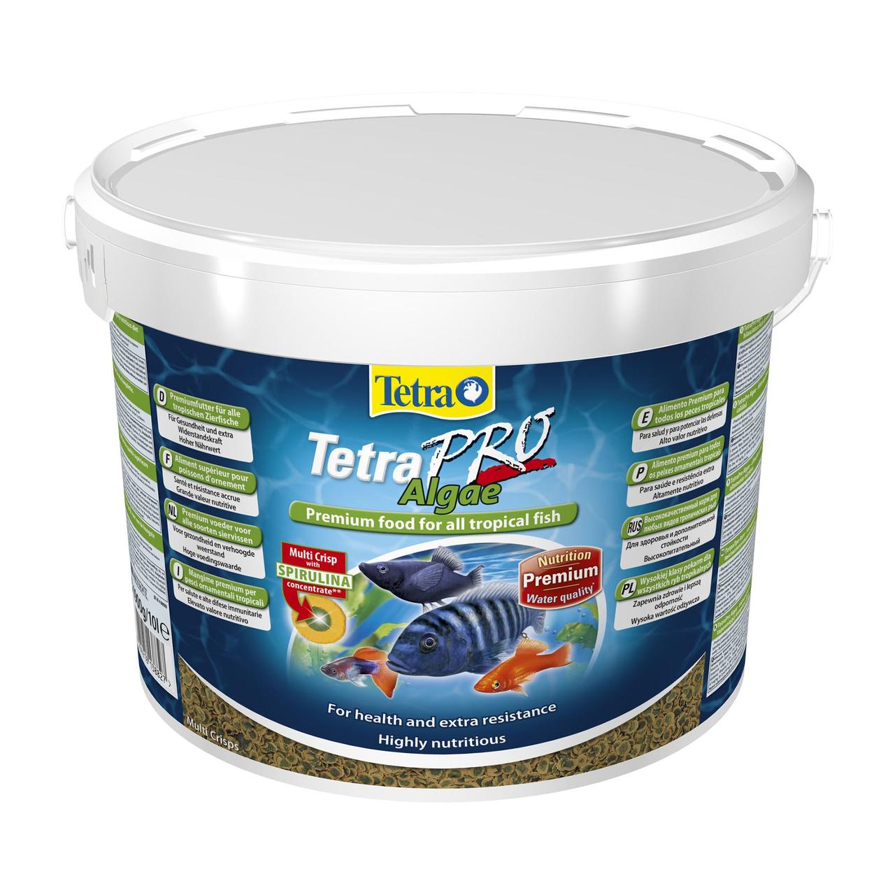 Tetra PRO Algae (Vegetable) 10L /1,9кг Преміум Корм З Овочами — Купити ...