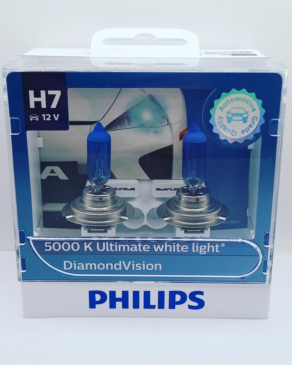 Автолампи Philips Diamond Vision 5000K H7 12V 55W 2 шт. (12972DV) (ID#1789965579), цена: 896 ...