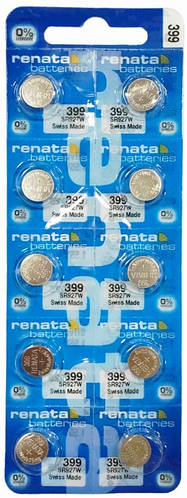 Купити Батарейка (таблетка) Renata 1 шт 399-U10 лужна AG7, SR927, ціна ...