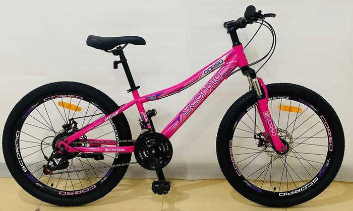 Купить Велосипед Спортивный Corso «SCORPIO» 24" дюймов SC-24703, рама ...