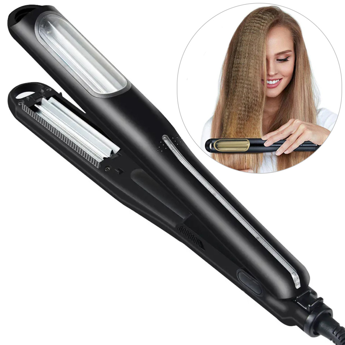 Автоматичний утюжок-гофре з LED індикатором Automatic Crimping Hair ...