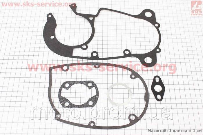 Прокладки двигателя Верховина, к-кт 5 деталей, (бумага, алюминий ...