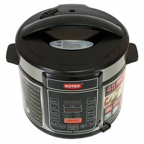 Купить Мультиварка ROTEX REPC72-B, 5 литров 900 Вт, 17 программ, цена 4353 грн — Prom.ua (ID ...