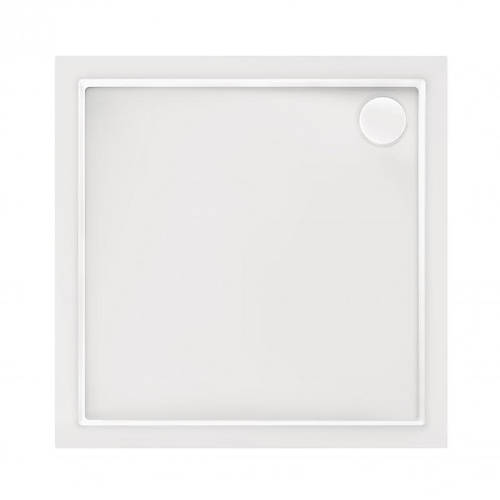 Душевой поддон TERN 301112 квадратный Qtap, 100x100x12, акриловый ...