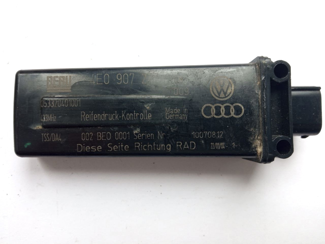 Купить Датчик давления шин audi 4E0907277 08009 / 053320401001 beru ...