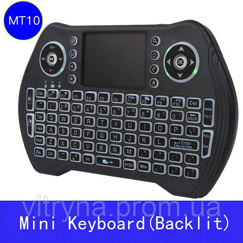 T10 Arabic Mini Wireless Keyboard 2.4G Backlit Touchpad Air Mouse ...
