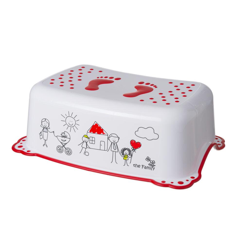 Подножка Maltex Family 2K 5948 white / red, белый / красный (ID ...