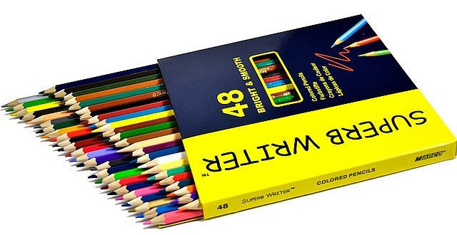 Купить Цветные карандаши Marco "SUPERB WRITER", 48 цветов 4100-48CB в ...