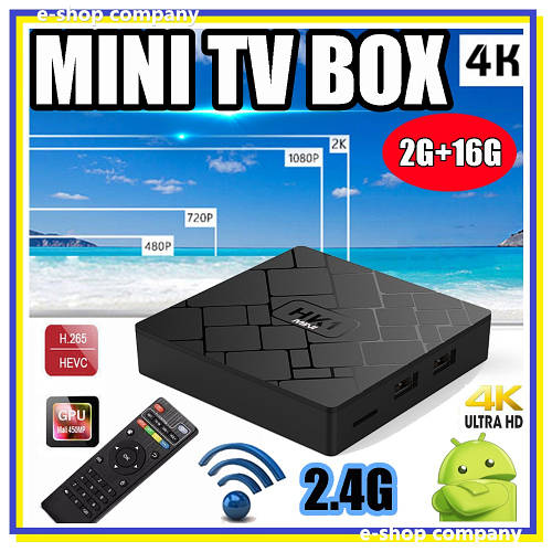 Купить Смарт приставка для телевизора с пультом TV-Box HK1 Mini ...