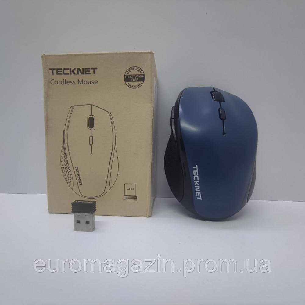 Беспроводная Bluetooth Мышь Tecknet EWM01002 Blue (DT) УЦЕНКА (ID ...