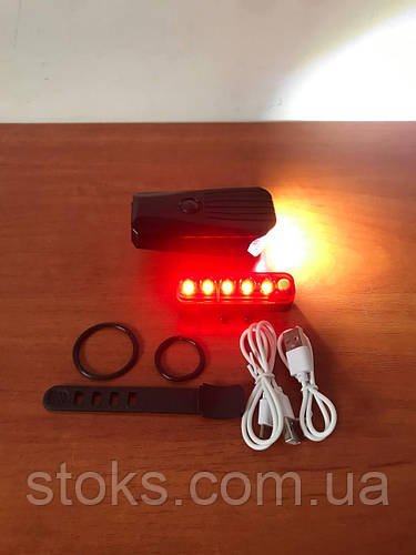 Купить Фонари для велосипеда передний и задний светодиодные, цена 590 ...