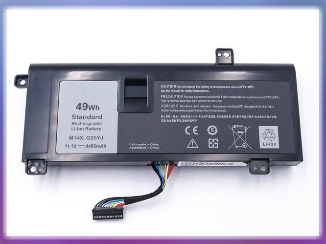 Батарея G05YJ для ноутбука DELL Alienware 14 M14x R3 R4, 14D-1528 ...