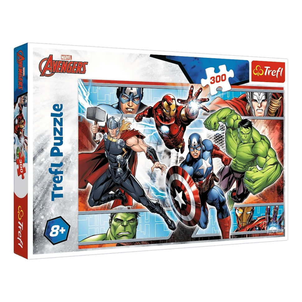 Пазлы - Мстители / Disney Marvel Мстители Trefl 23000, 300 Элементов ...