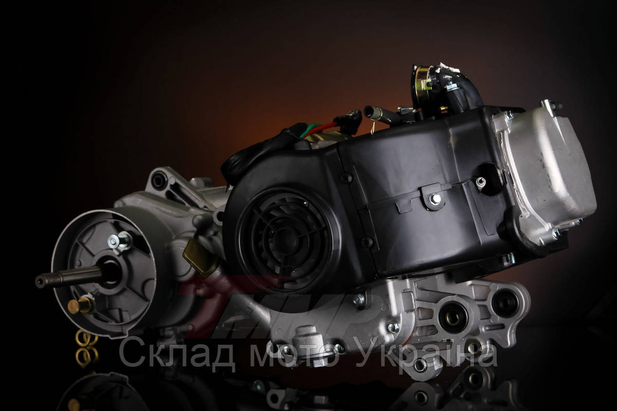 Купити Двигун для скутера 80 куб 47 мм 139qmb довгий варіатор під 12 колесо два амортизатори ...