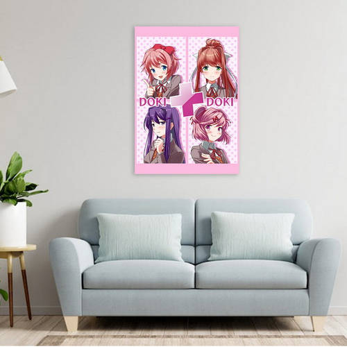 Аніме плакат постер "Doki Doki Literature Club!" №2 (ID#1792160886 ...