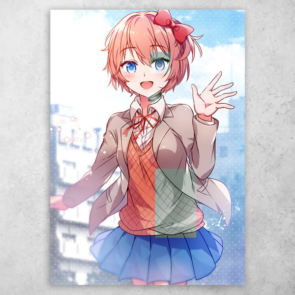 Аниме Плакат Постер "Doki Doki Literature Club!" №29 — Купить Недорого ...