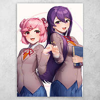 Аніме Плакат Постер "Doki Doki Literature Club!" No32 А3 — Купити ...