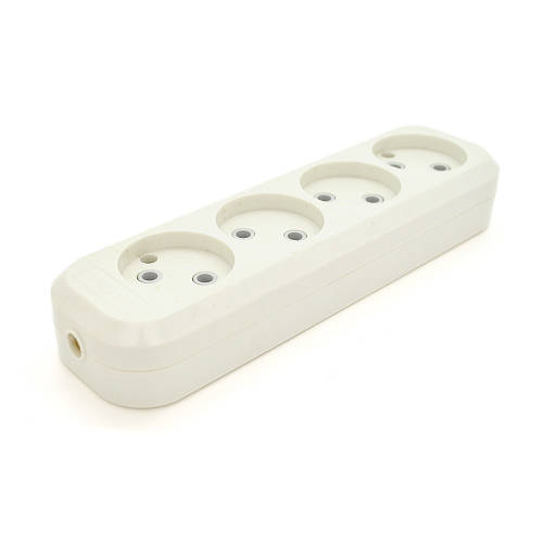 Купить Блок розеток для удлинителя 220V MERLION MBR-4W, 4 гнезда без ...